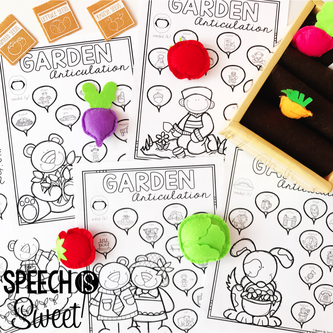 Garden Theme in Speech Therapy! - Speech is Sweet