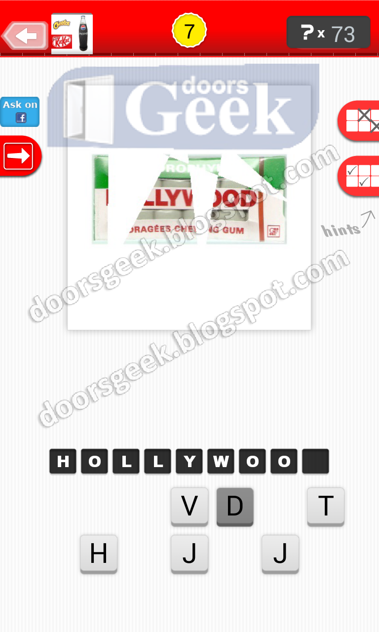 Guess The Food [Level 4-7] answer ~ Doors Geek