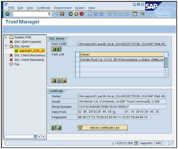 SAP ABAP Central: SAP AS ABAP – Authentication using X.509 Client ...