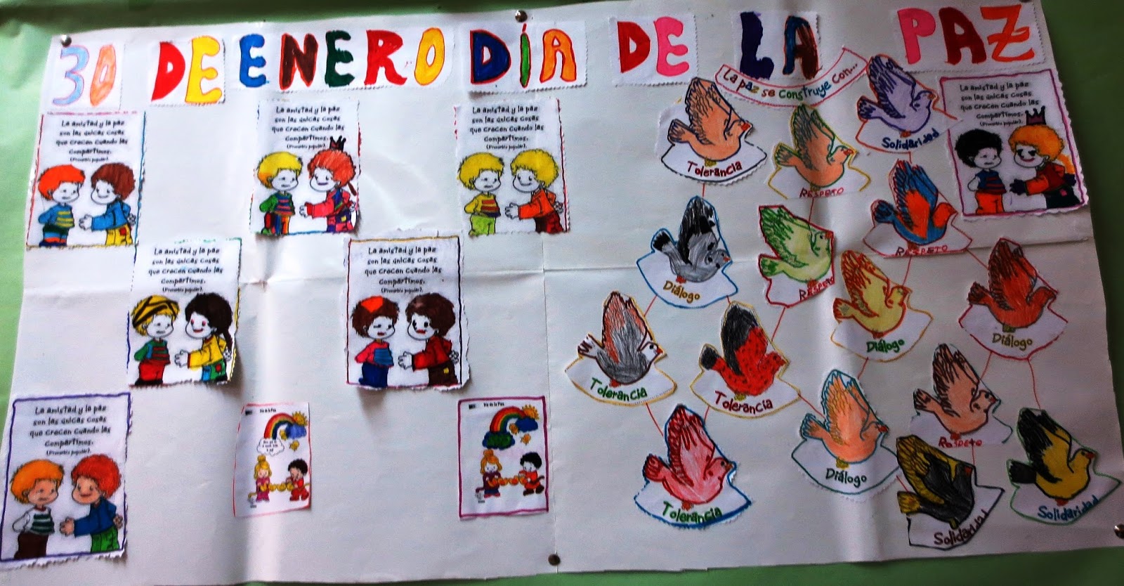 CONVIVENCIA MIGUEL DE CERVANTES : MURALES PARA CELEBRAR EL DÍA DE LA PAZ