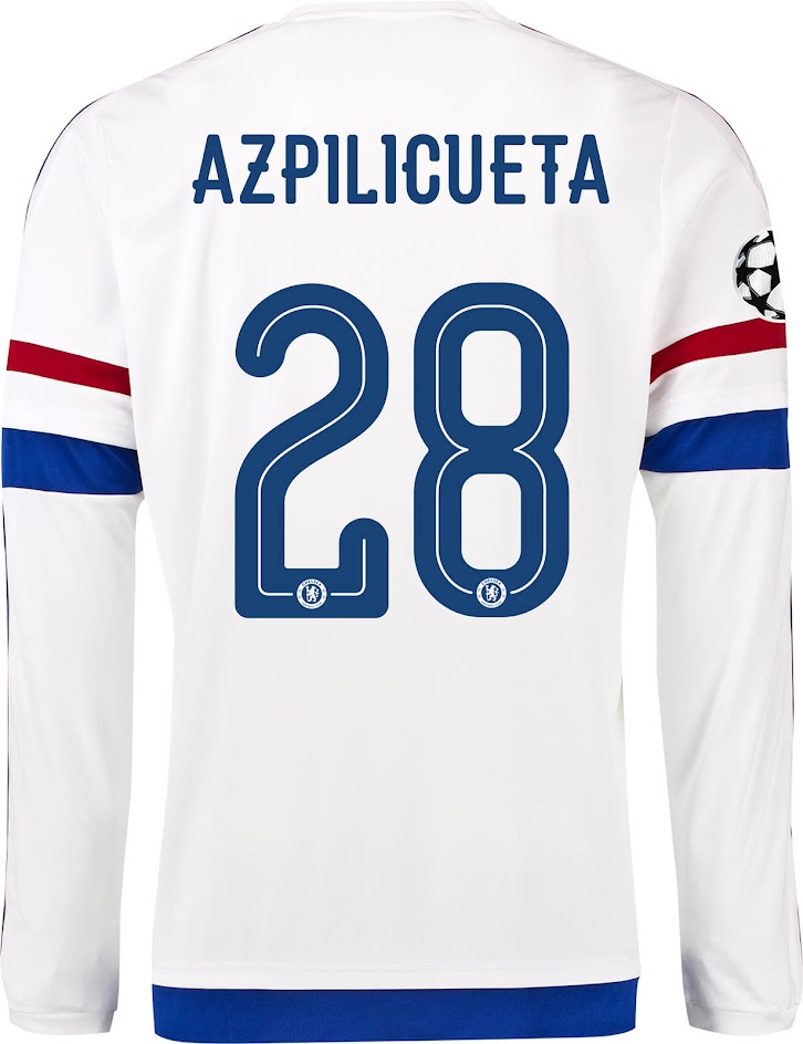 Chelsea 15-16 Font Revealed - Footy Headlines