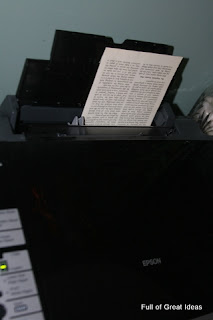 How to make your own Vintage Book Print on a $0 Budget