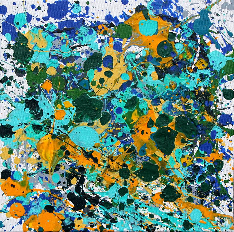 abstract expressionism - Vincent Priblo - layering the layers