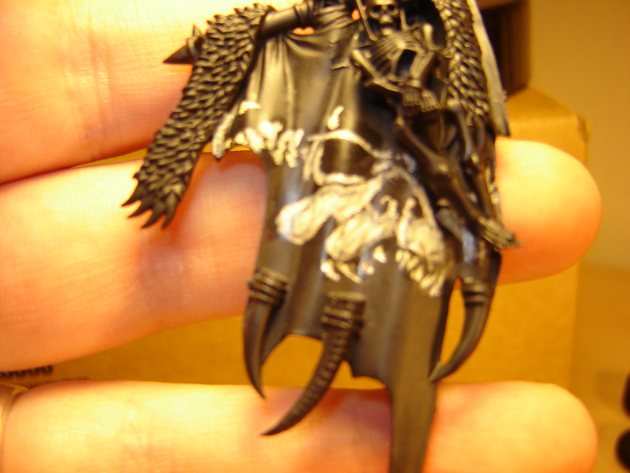 The Company of the Damned: Beastmen Minotaur and BSB Banners WIP