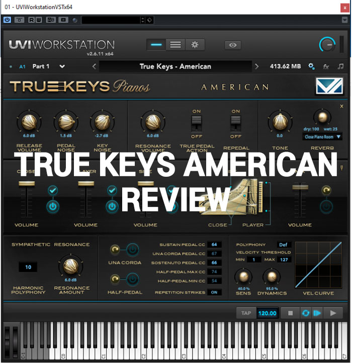 VI Labs True Keys American review(트루 키즈 피아노 가상악기 리뷰/추천) - Keunyoung Song