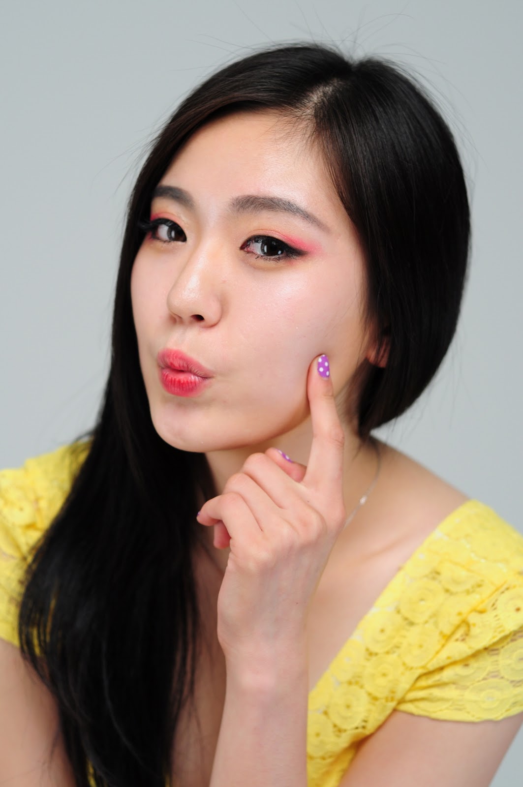 Joohee in a yellow mini dress | Sansan's World