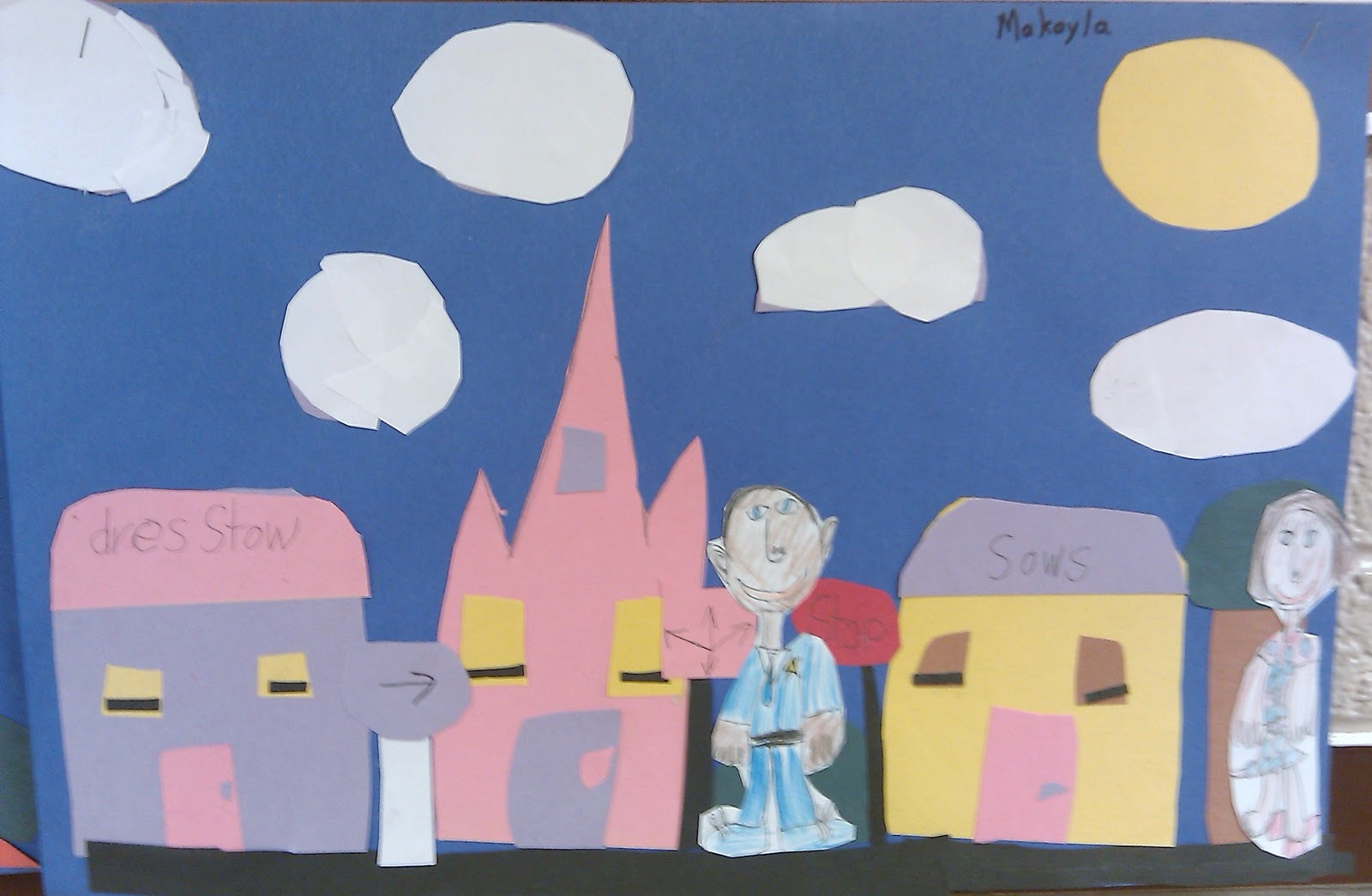 Learning through Art: 2nd Grade Community Collage