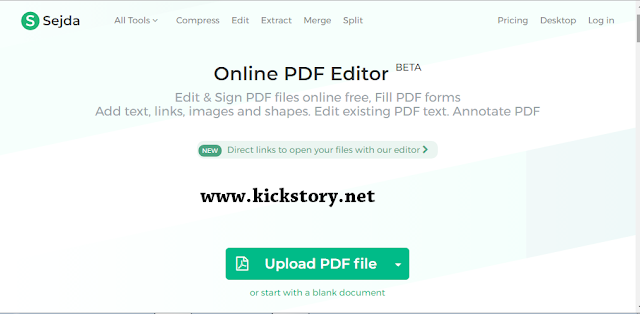 Edit Fail Format PDF Menggunakan Online PDF Editor