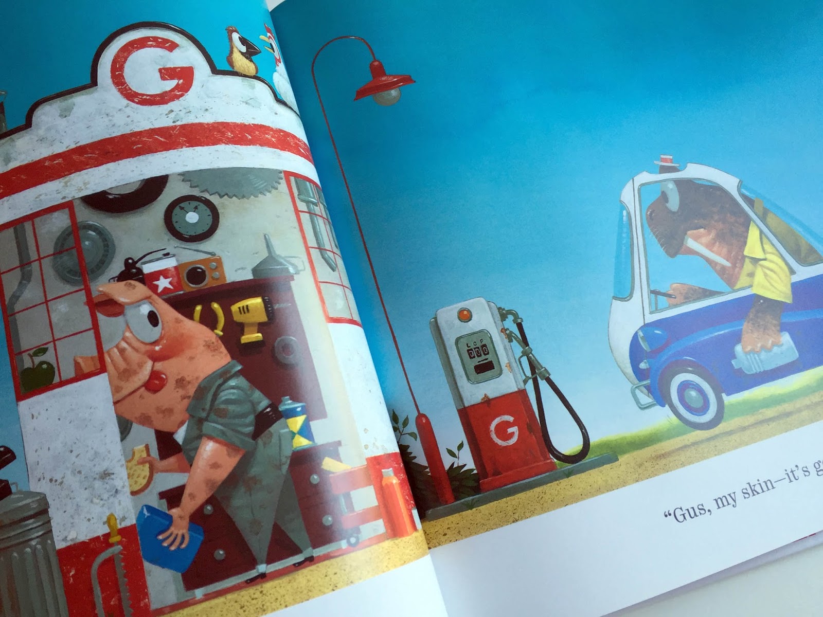 The Bookworm Baby: Gus's Garage