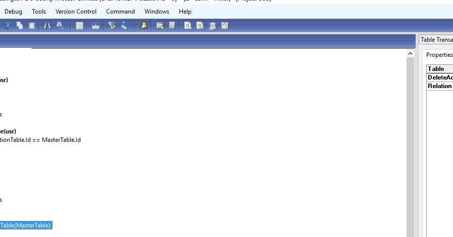 Cascade delete option in Ax 2012