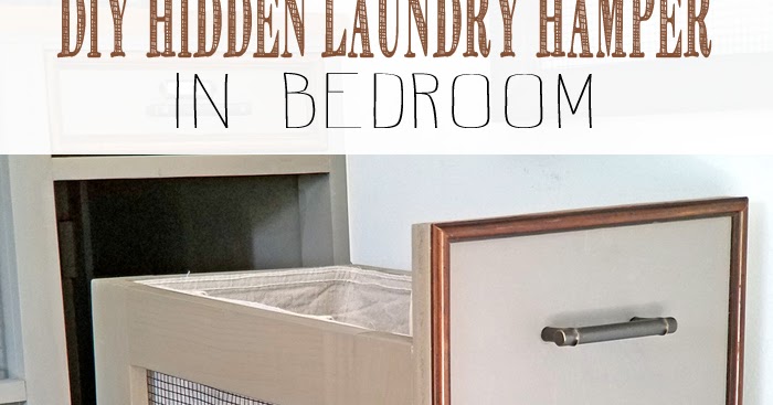 Hidden Laundry Hamper - Remodelando la Casa