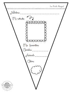 La Profe Raquel: BANDERÍN PARA PRIMEROS DÍAS DE CLASE