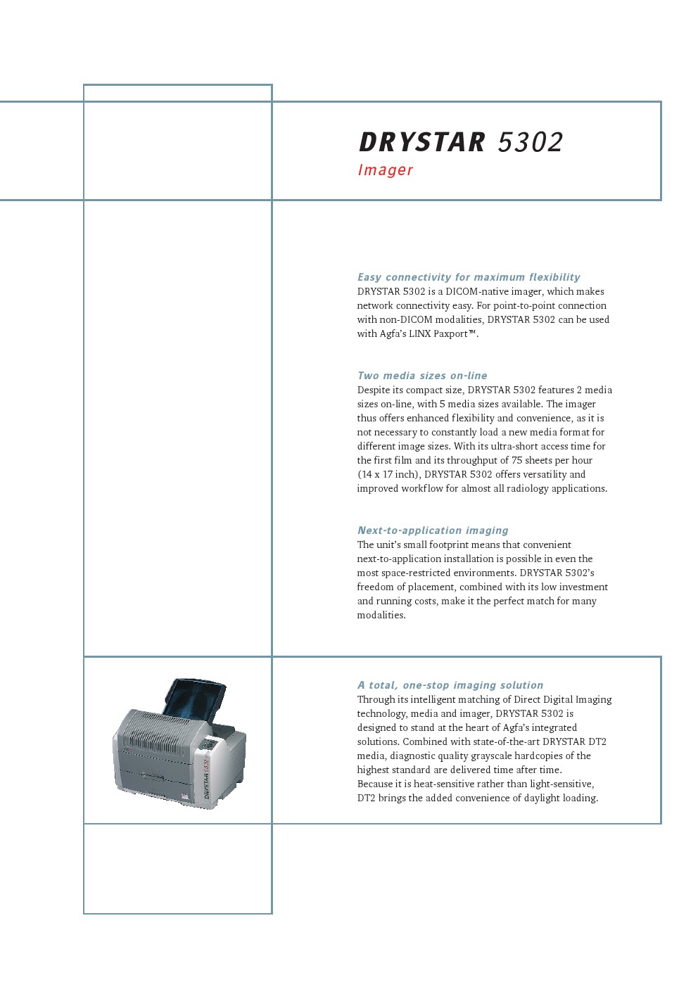 JUAL MURAH PRINTER CR DRYSTAR 5302 AGFA, MADE IN BELGIUM