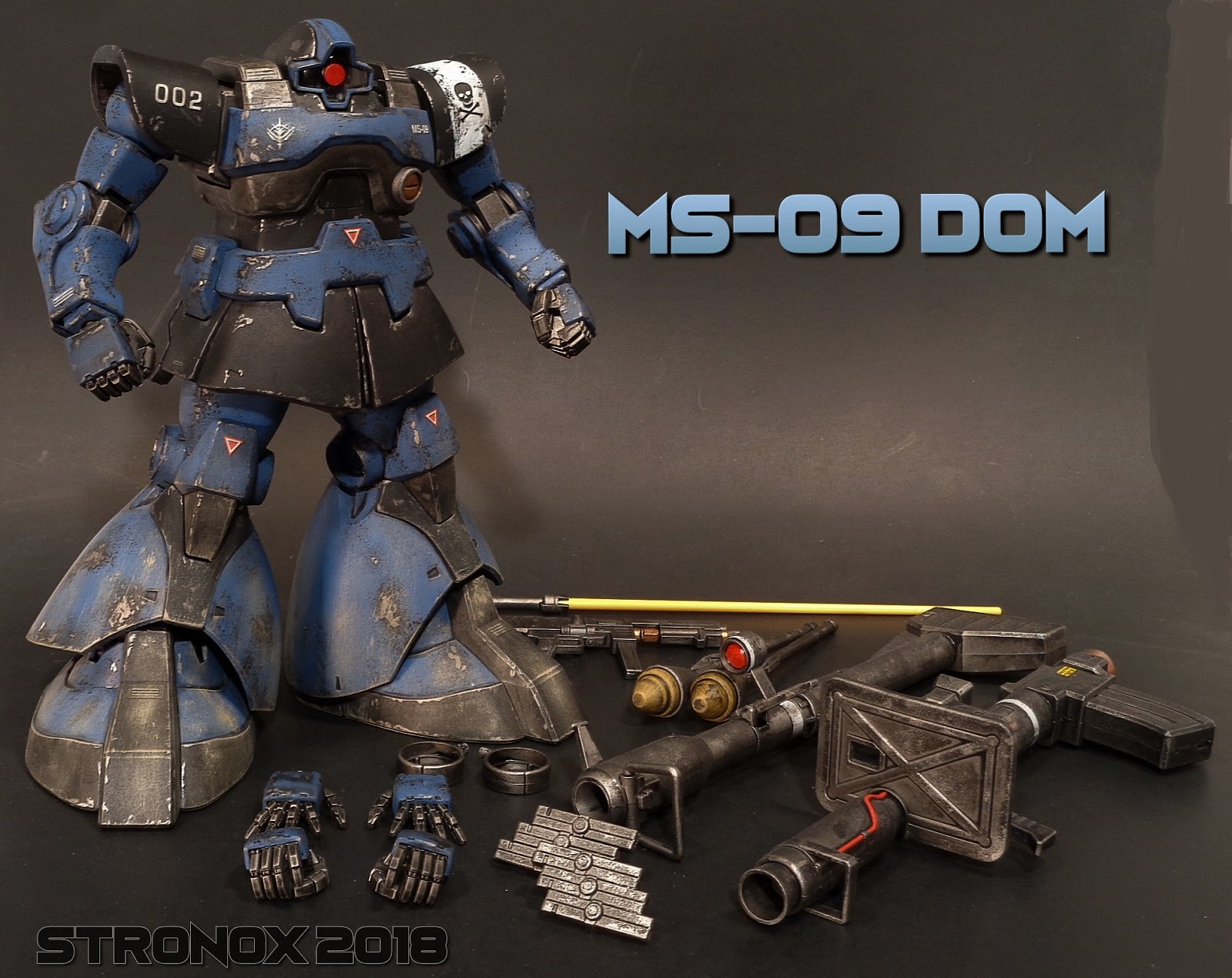 Stronox Custom Figures: MG GunPla: MS-09 DOM