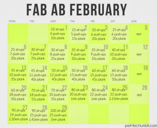 Decor Lust: Fab Ab February {1 Month Ab Challenge}