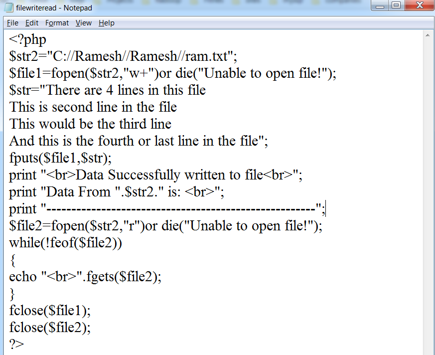 Php Basics Rameshs Blog