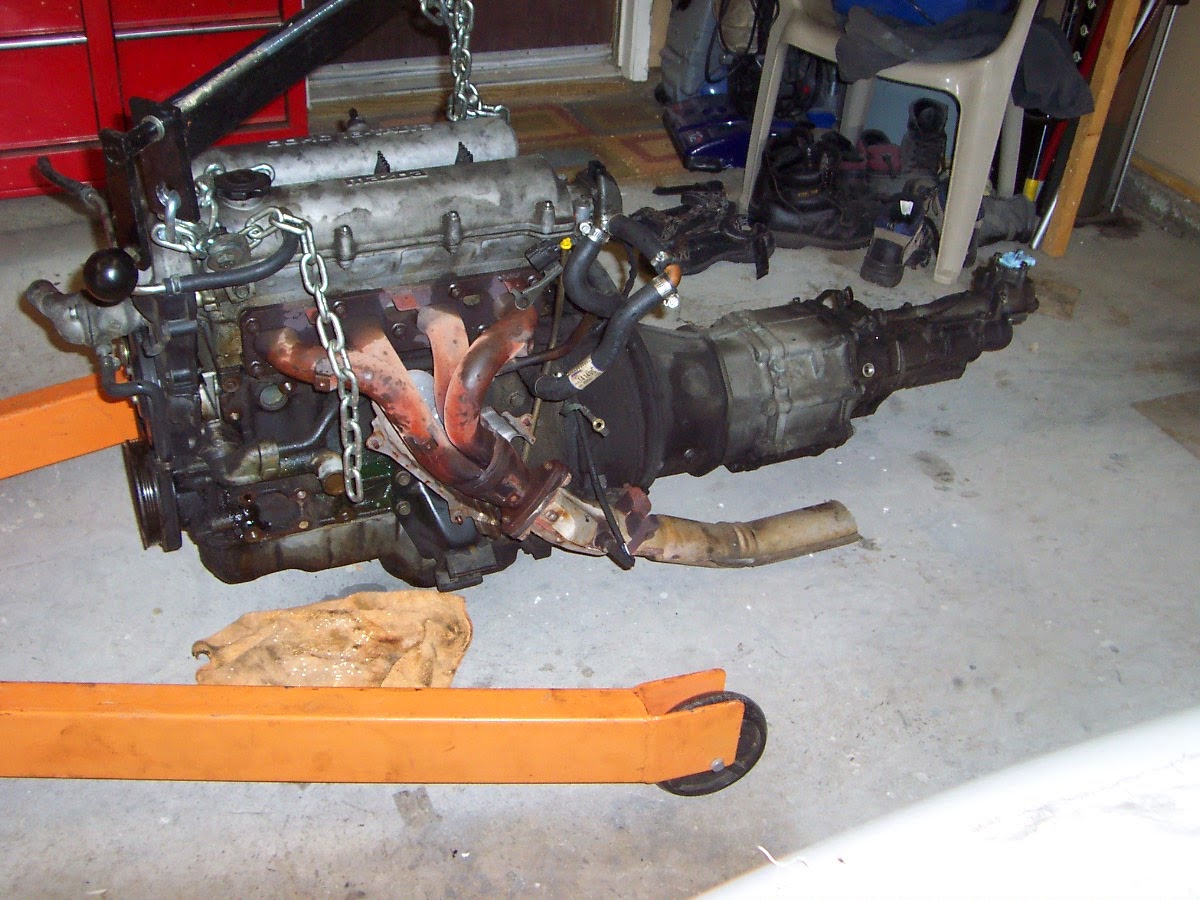 Eric's Garage: Miata engine swap into the Triumph TR3A