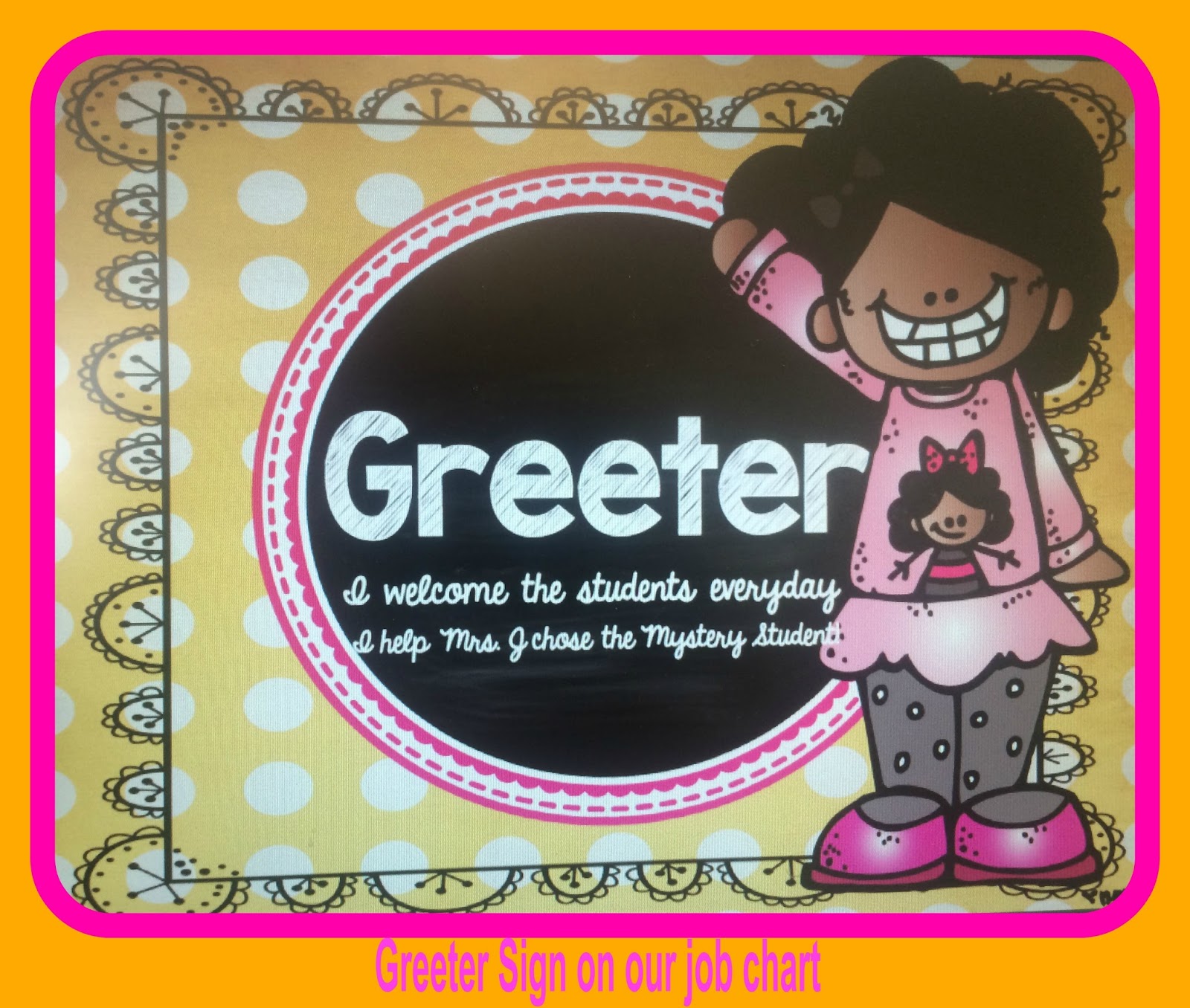 Greeter and Mystery Walker - Count on Tricia