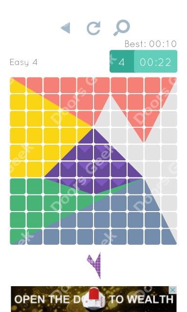 Blocks & Shapes [Easy] Level 4 Solution ~ Doors Geek