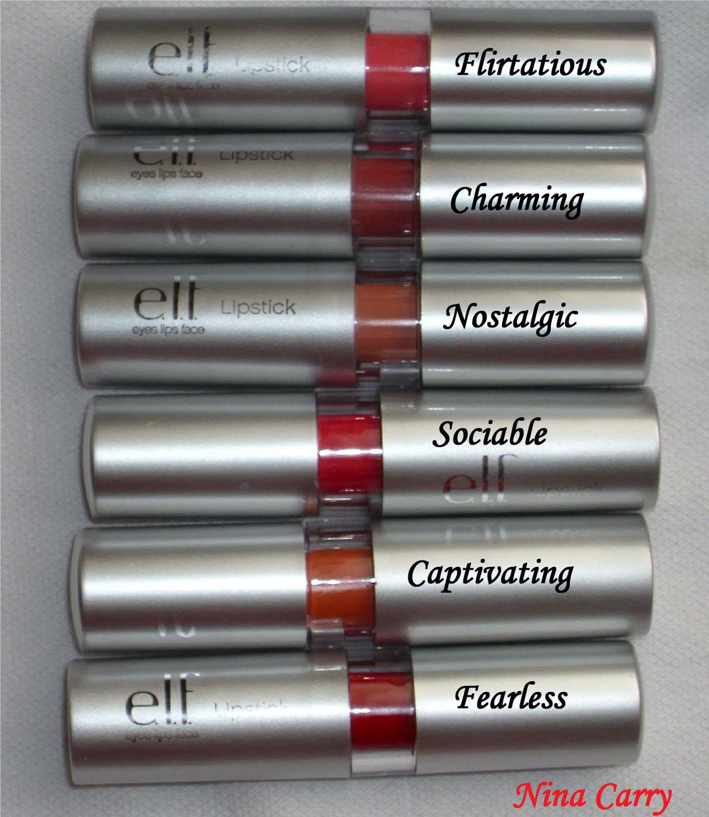 *Nina's Bargain Beauty*: e.l.f Essential Lipsticks Review Part 2 ...