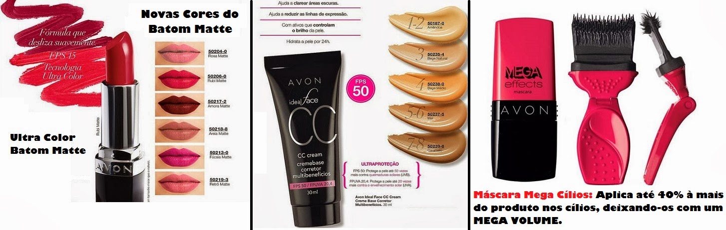 Brincando de se Maquiar: Lançamentos Avon: CC Cream, Máscara Mega ...