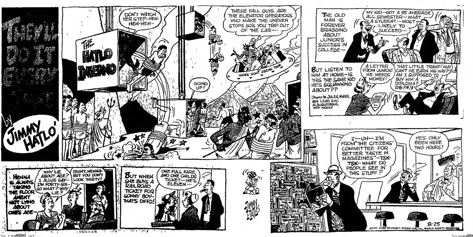 The Fabuleous Fifties: Hatlo's Off