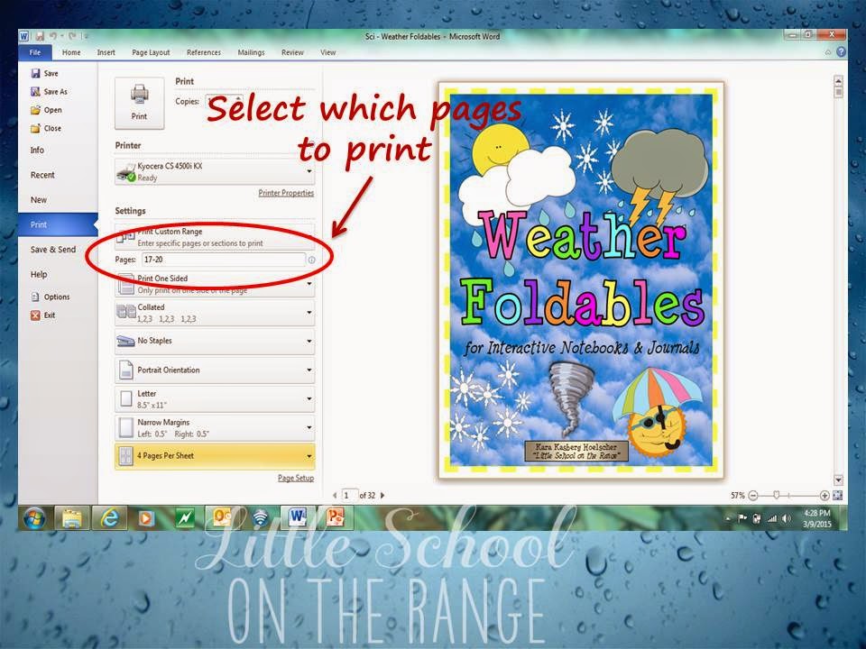 Little School on the Range: Weather Foldables for Interactive Notebooks ...