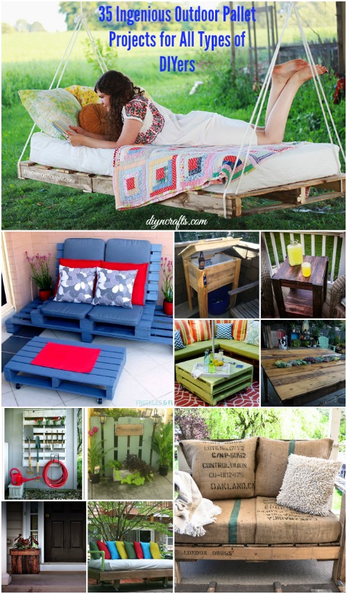 Pallet Projects: 35 Outdoor Pallet Projects