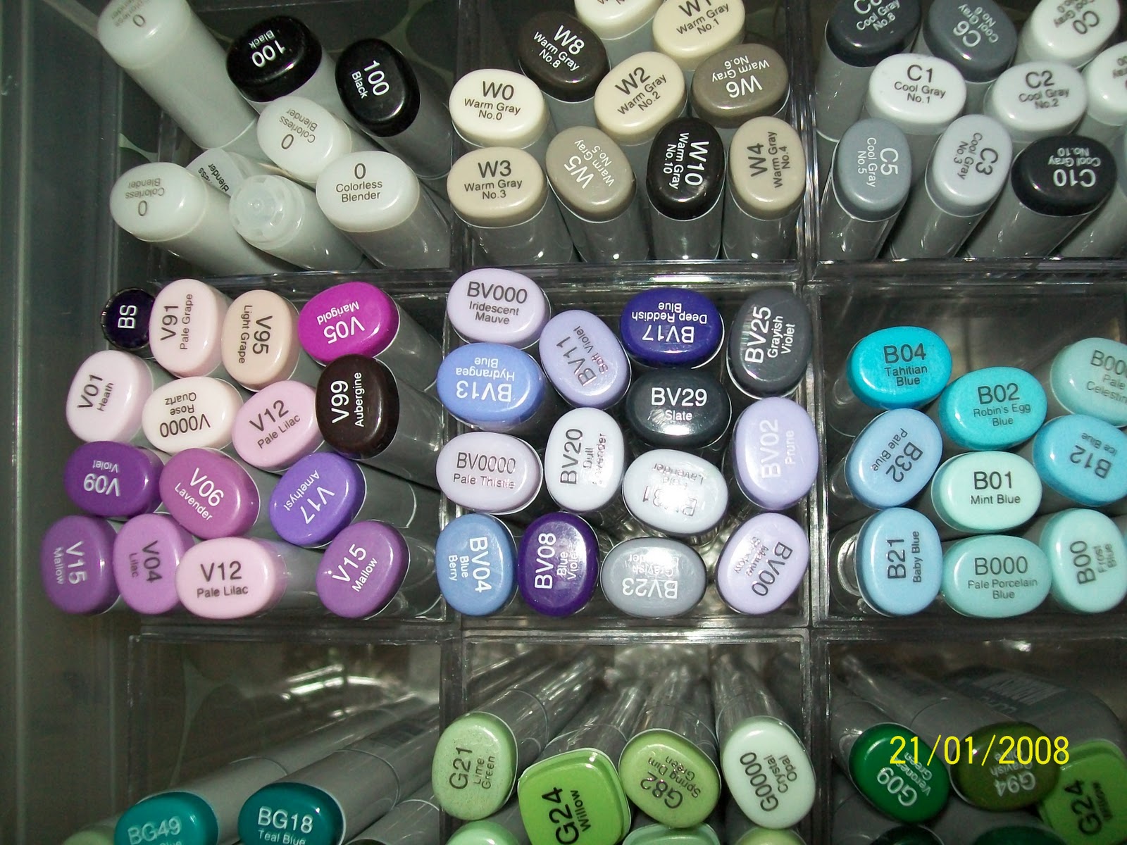 Bobbkat's Hobby Blog: New AMAC Box Copic Storage