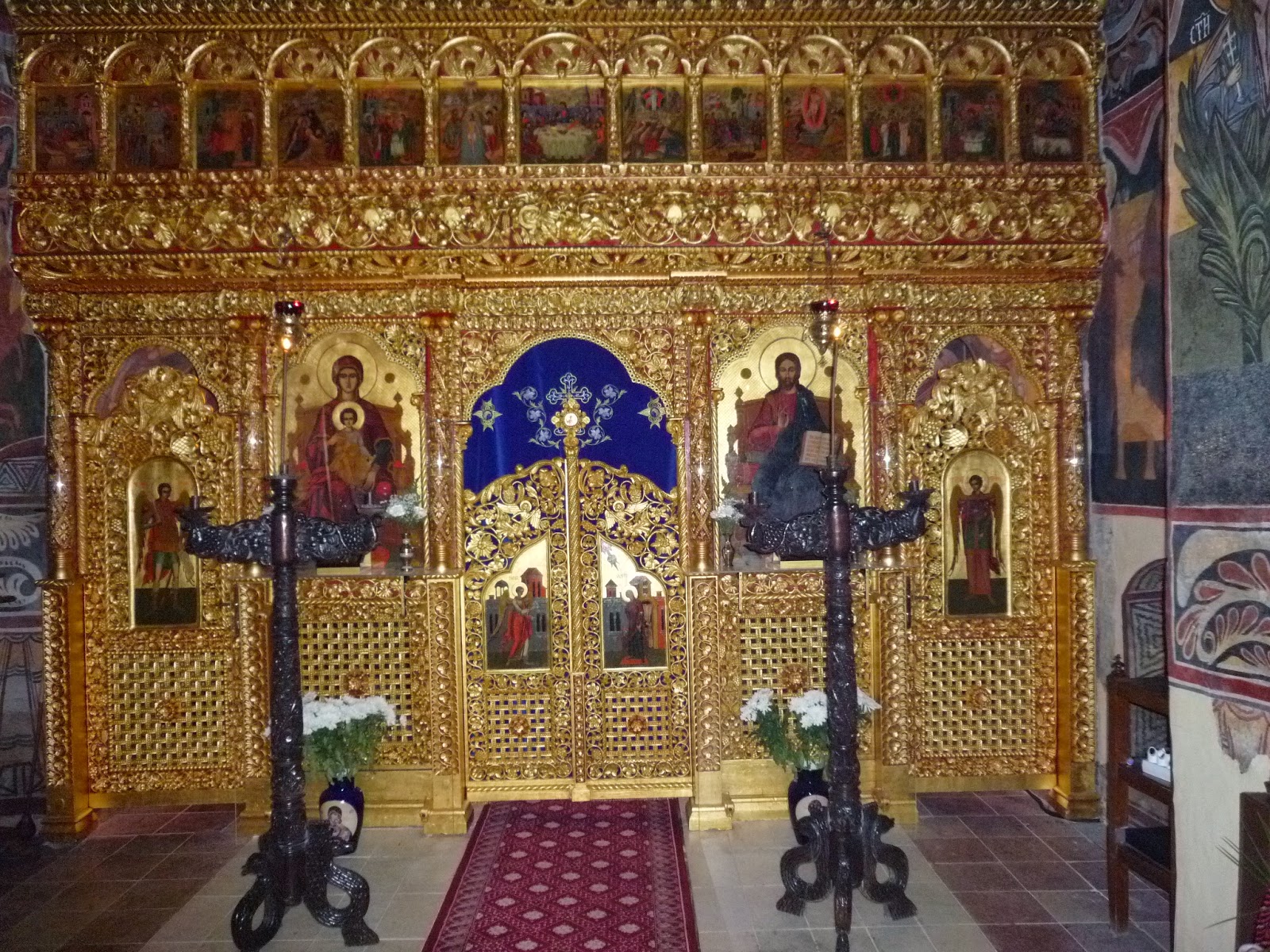 Manastiri din Romania: Man.Hodos-Bodrog, jud Arad, icoana facatoare ...