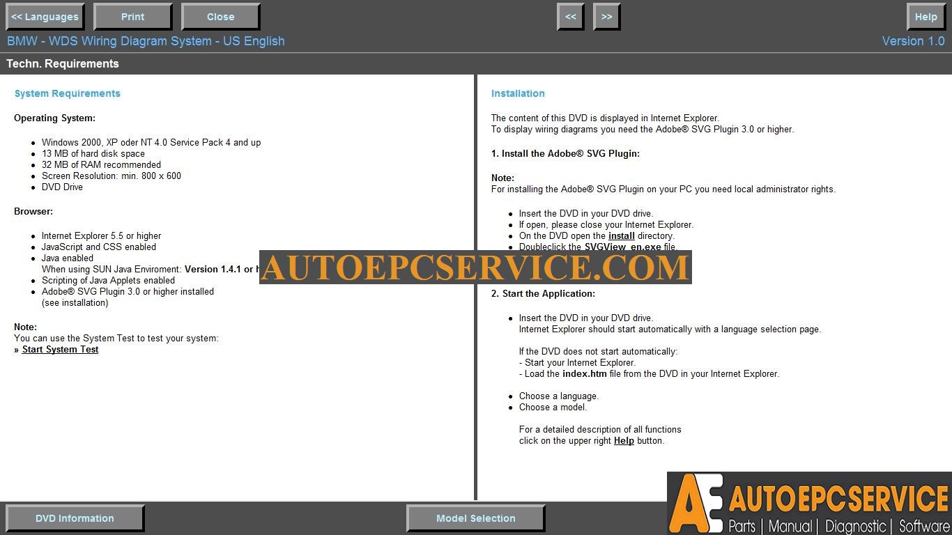 Autoepcservice-car: BMW Wiring Diagram System WDS v1 [03.2004]