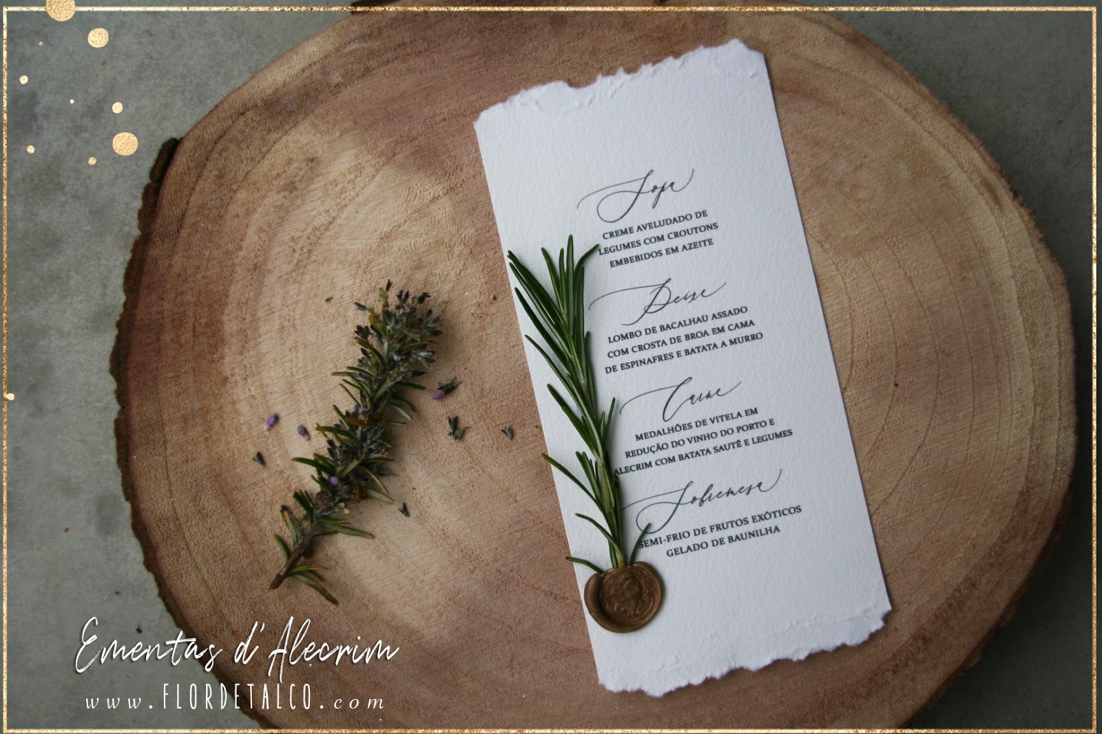 Ementas : Ementas Casamento Andreia & Sérgio