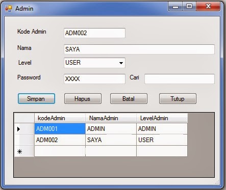 Membuat Form Admin Dengan Visual Basic 2010 - Pintar VB | Tutorial Visual Basic