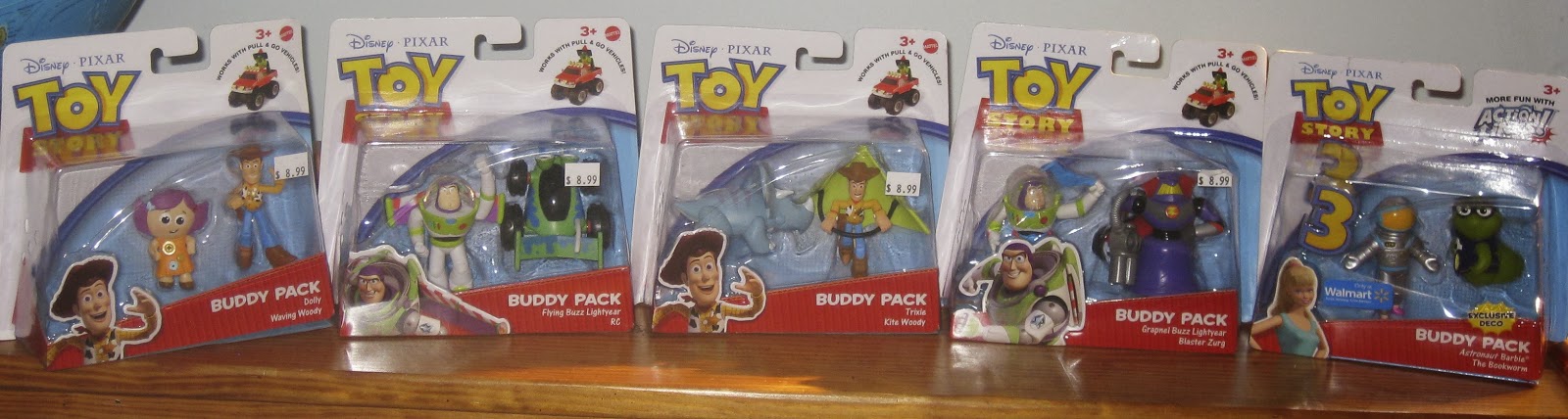 Dan the Pixar Fan: Toy Story Buddy Packs from Mattel Complete Guide ...
