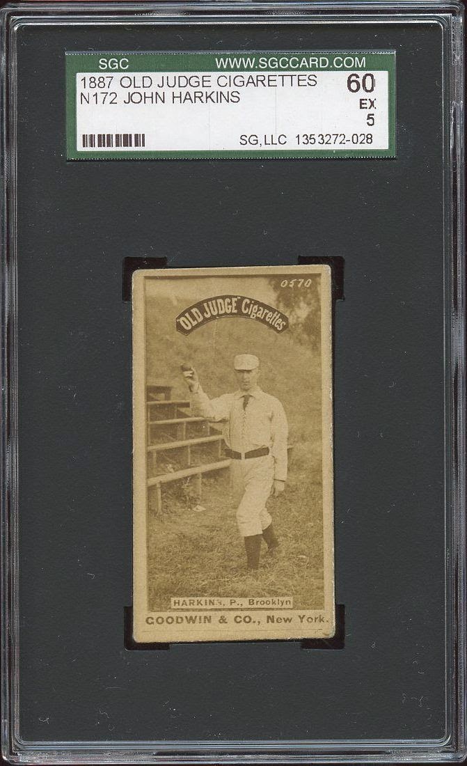 Dodgers Blue Heaven: 1880's Brooklyn Grays Pitcher John Harkins at BST ...