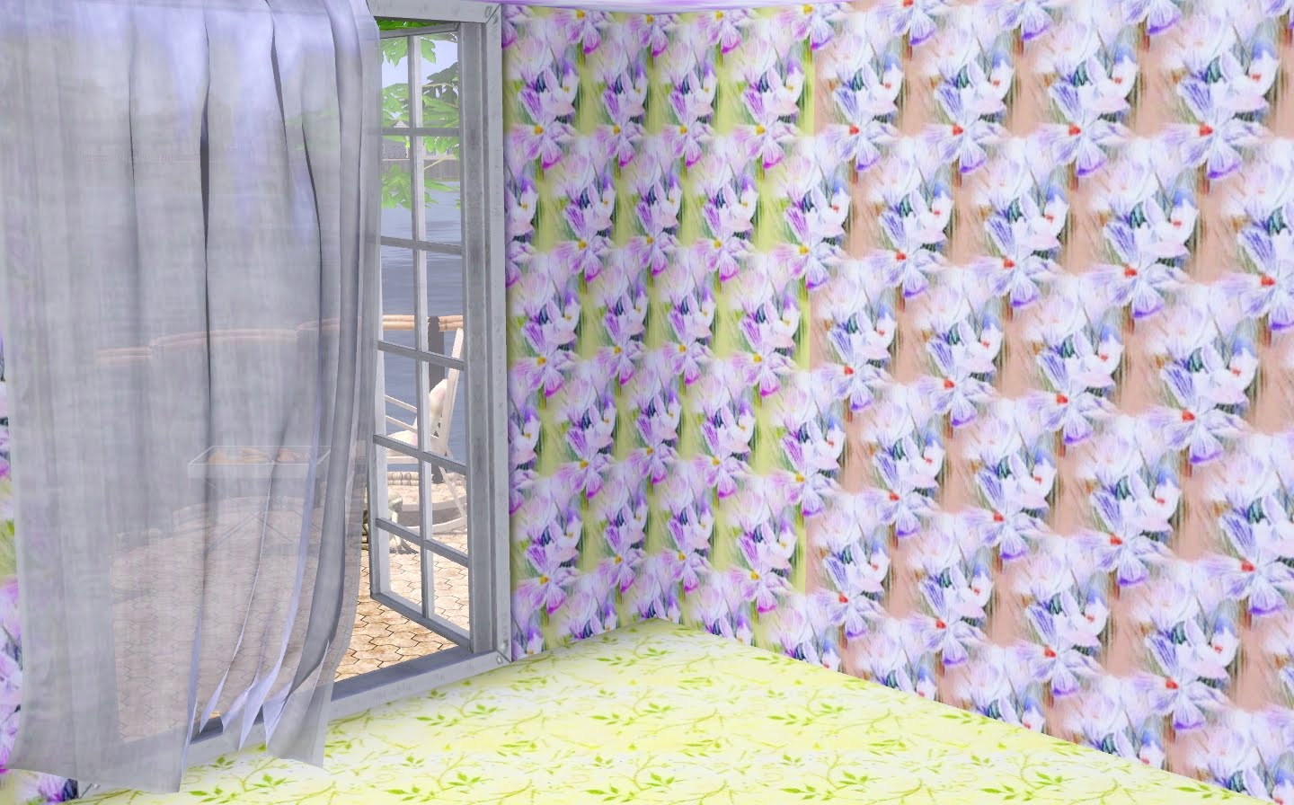 Helen-sims: TS3 Floral patterns