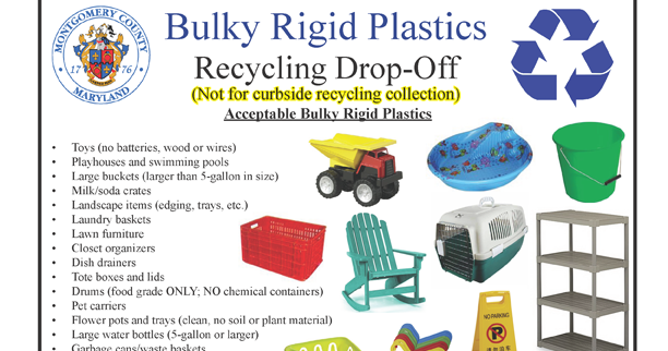 Talkin' Trash: We now accept bulky rigid plastics for drop-off recycling