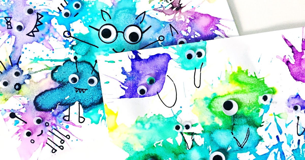 Blow-paint Monsters - smocks.on