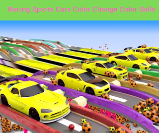 Learn Colors for Kids with Super Racing Sports Cars Color Change Color ...