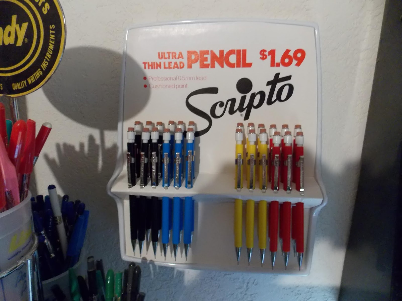 My Supply Room: Scripto Pencil Counter Top Display