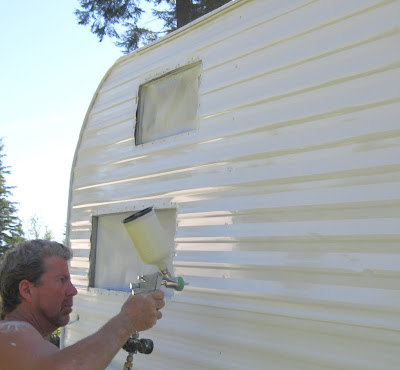 A Vintage Travel Trailer is Refurbished
