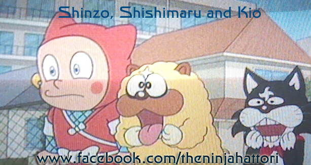 Shinzo, Shishimaru and Kio :o ~ NINJA HATTORI