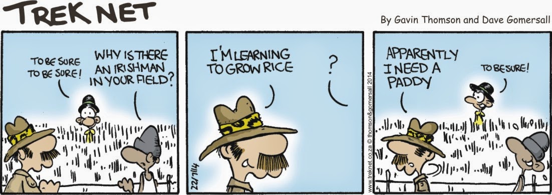 Gavin Thomson: Here's a selection of Treknet strips from the last week ...