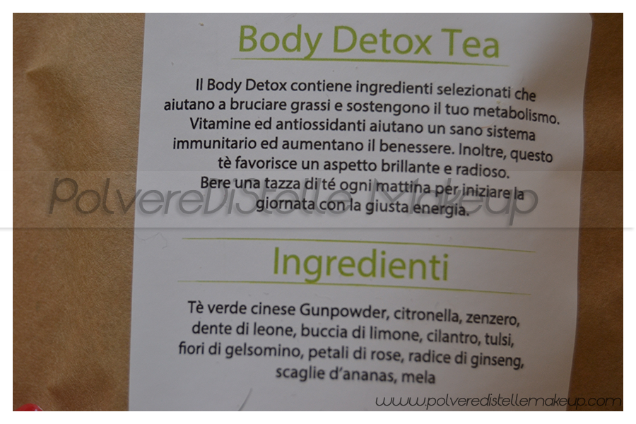 REVIEW: Body Detox Tea 28 Giorni - FITVIA - PolvereDiStelle MakeUp