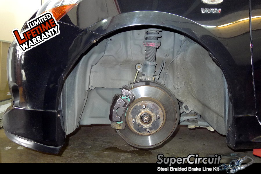 SUPERCIRCUIT Steel Braided Brake Lines: Toyota Vios Steel Braided Brake ...