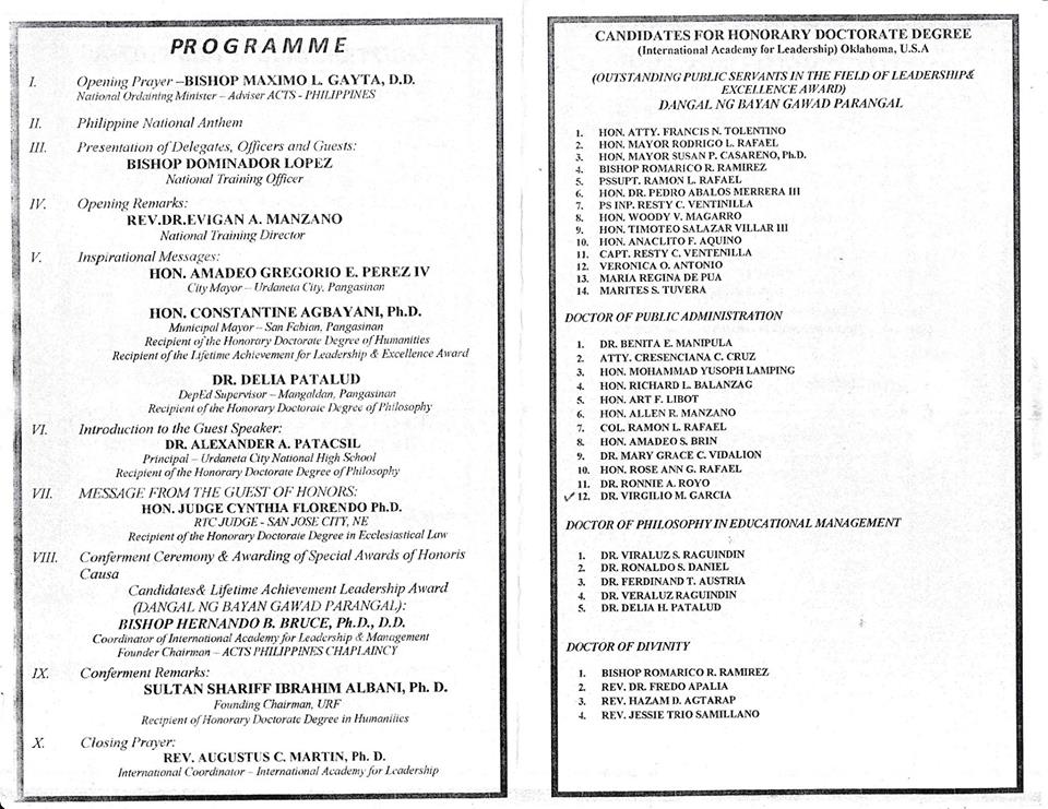 Bloggers Association of the Philippines: Conferment Ceremony Of ...