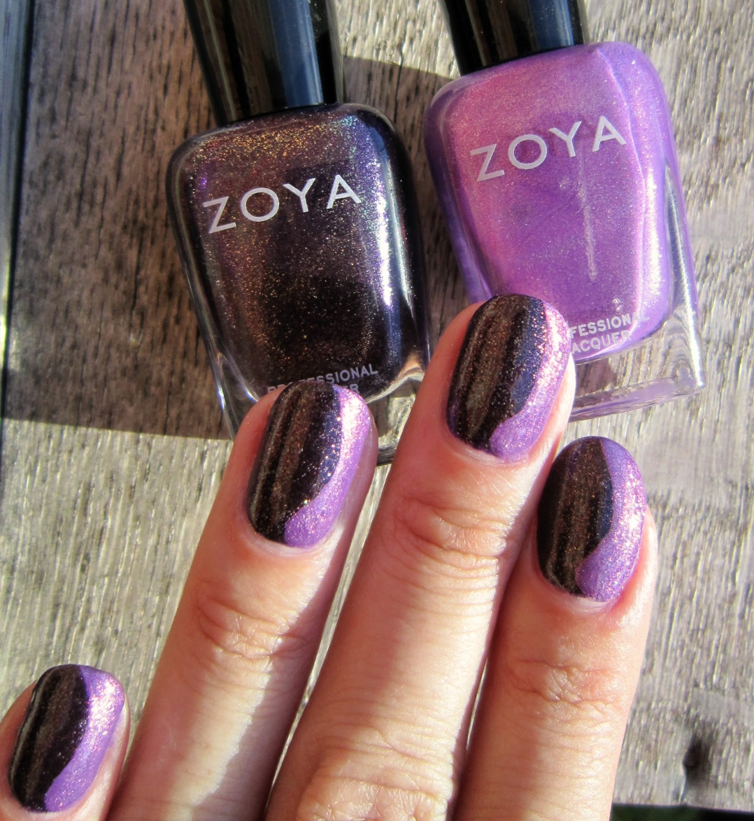 Zoya Petal Swipe Nail Art