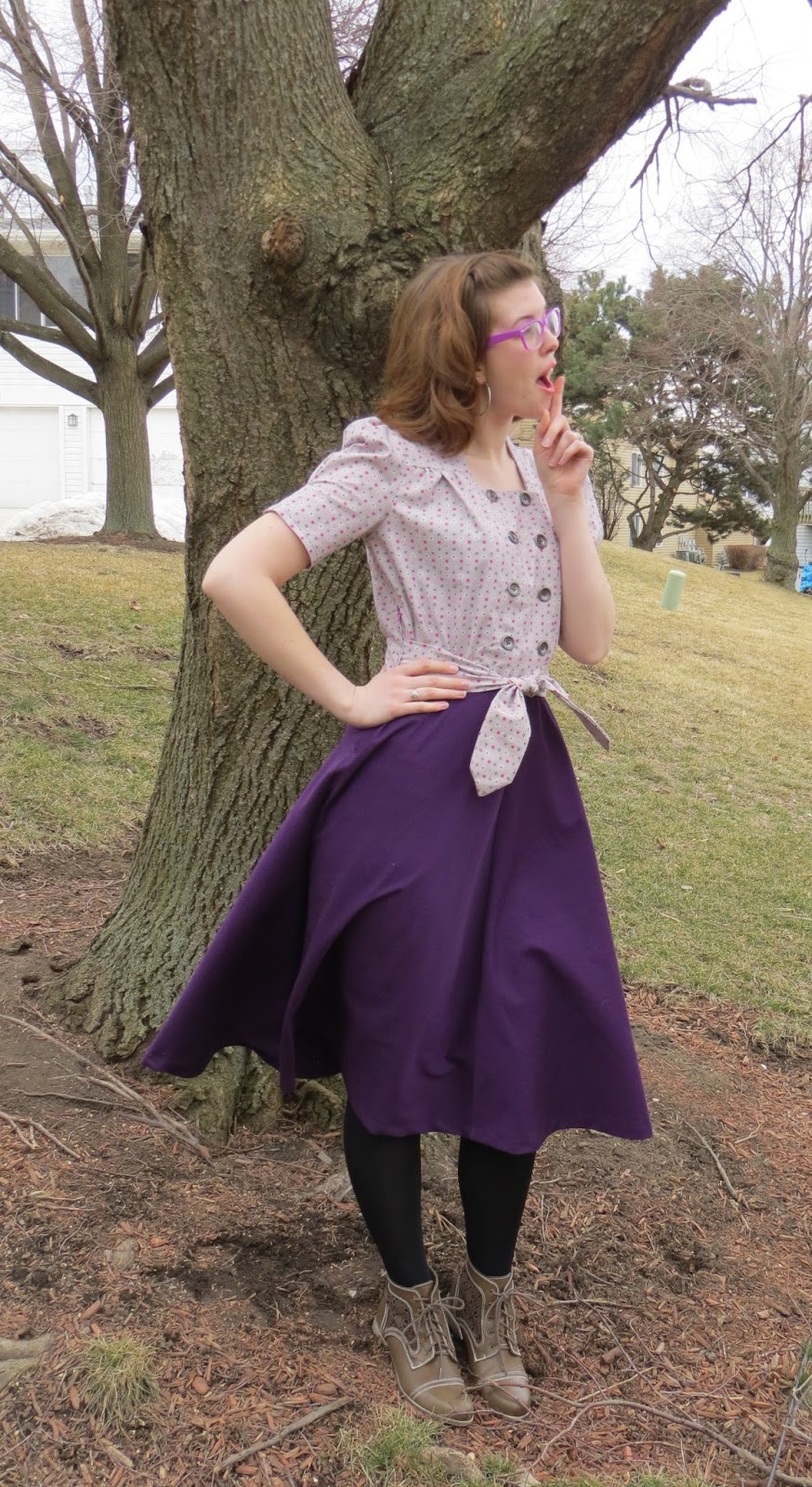 1940's Sew for Victory Dress Completed!