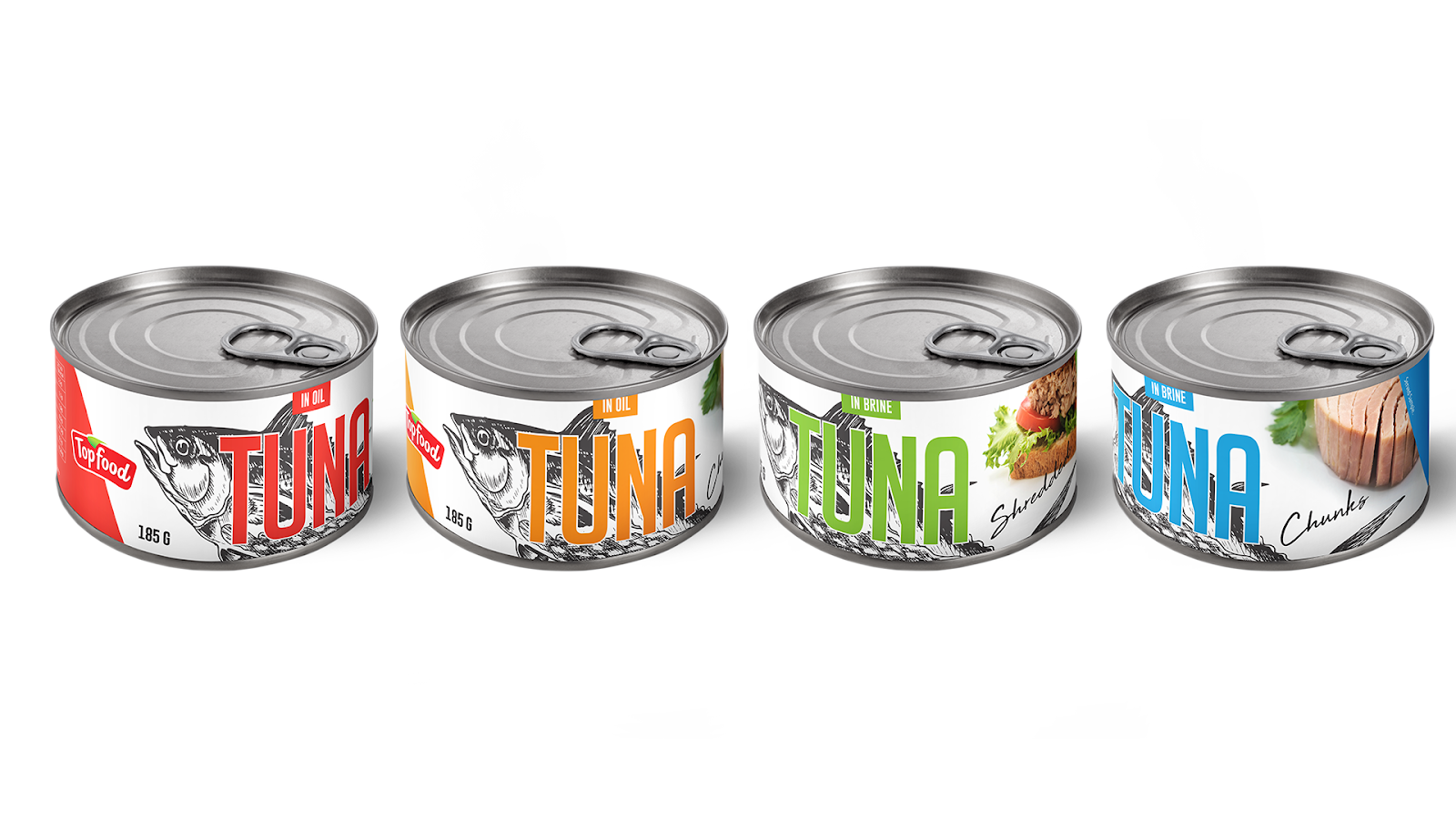 TopFood Canned Tuna on Packaging of the World - Creative Package Design ...