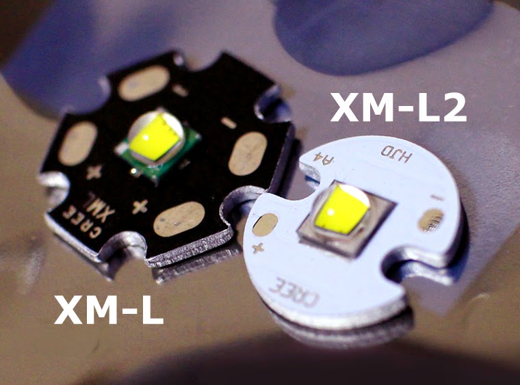 やわらかHobby Life: CREE XM-LとXM-L2、明るさ比較